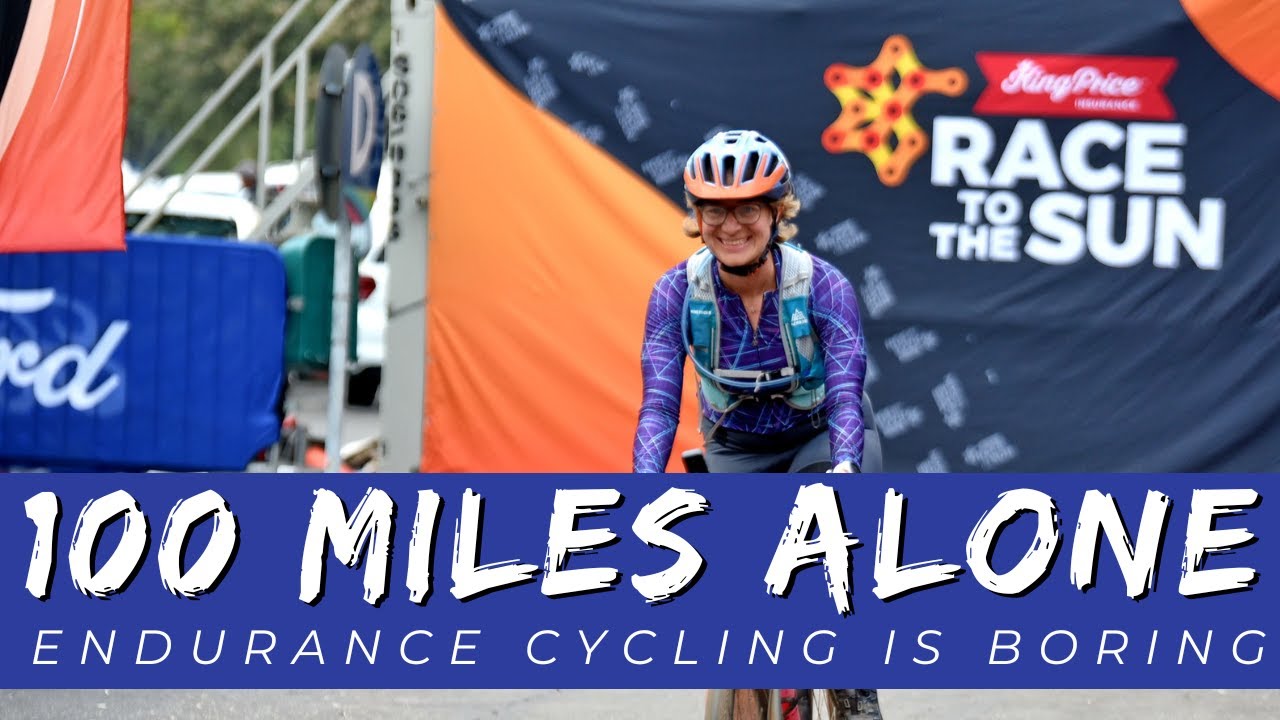 Cycling 100 miles ALONE | Race to the Sun 2023 - YouTube