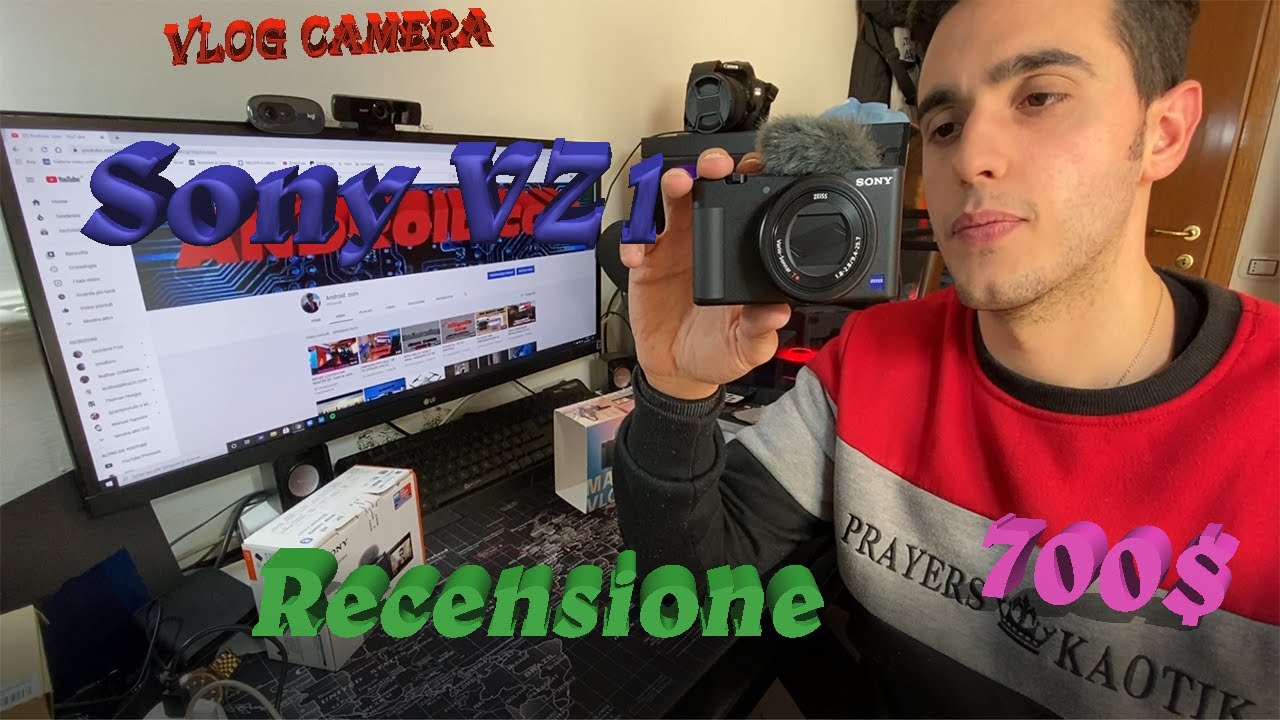 SONY VZ1 - LA MIGLIOR VLOG CAMERA PER YOUTUBE !?!? RECENSIONE HD ITA ...