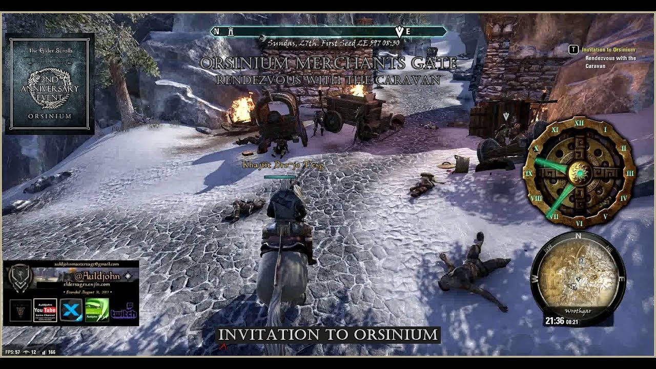 ESO 2nd Anniversary Orsinium Merchants Gate - YouTube