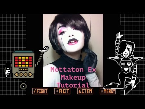 Mettaton Ex Makeup Tutorial [Undertale Cosplay] - YouTube