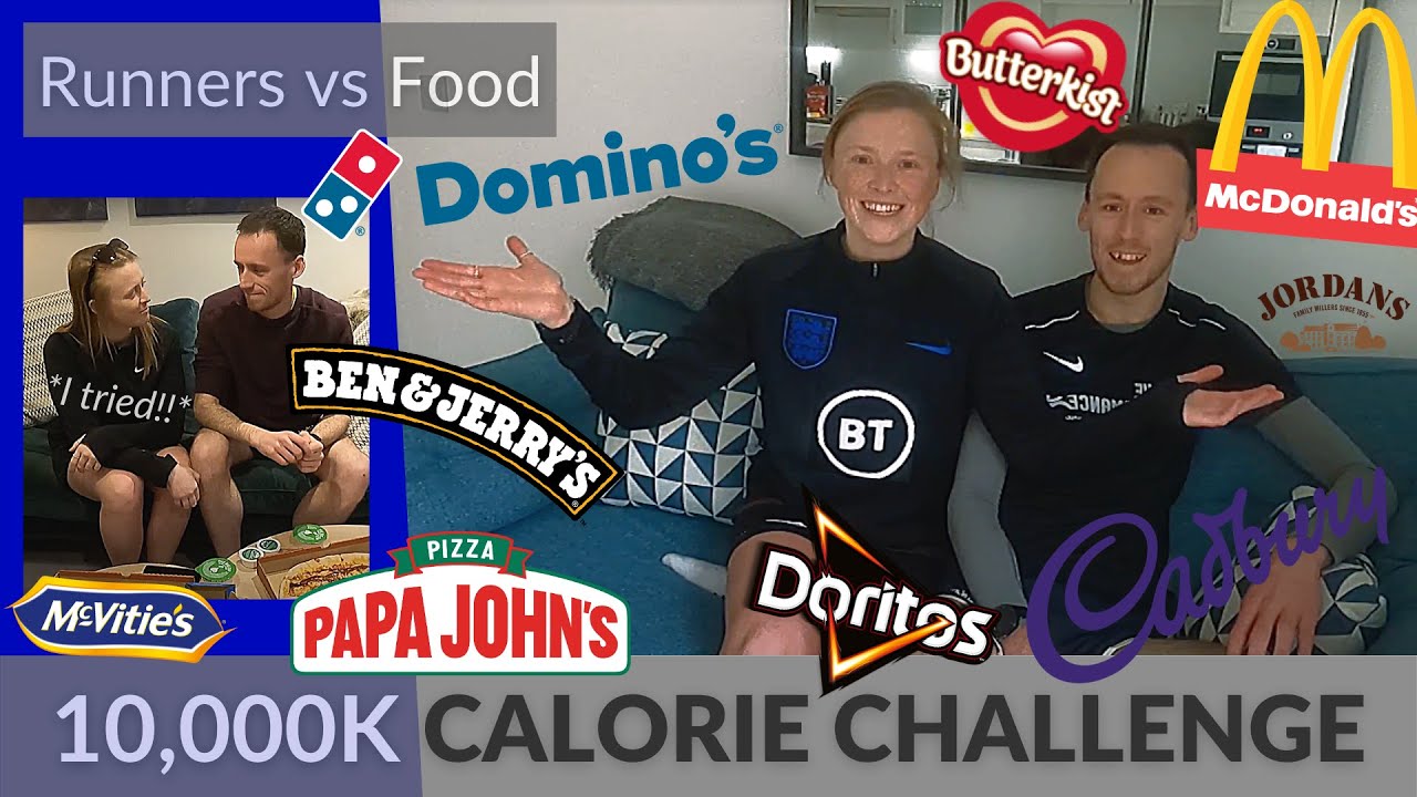 10,000 CALORIE CHALLENGE | Runners vs Food | UK - YouTube