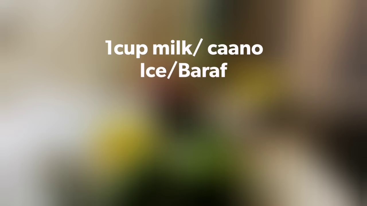 Orange Mango Smoothie/Liin Banbeelmo iyo Canbe Cabitaan Ah - YouTube
