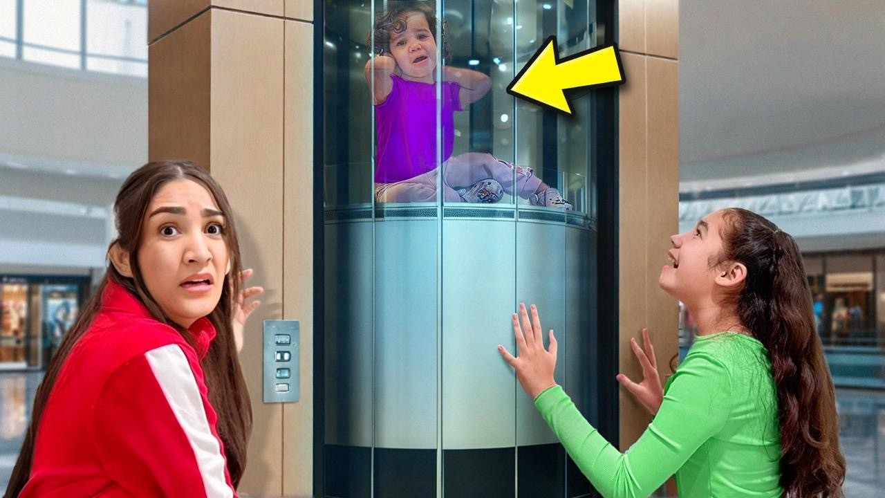 We Got Trapped inside The Elevator!! *Very Scary* | Jancy Family - YouTube