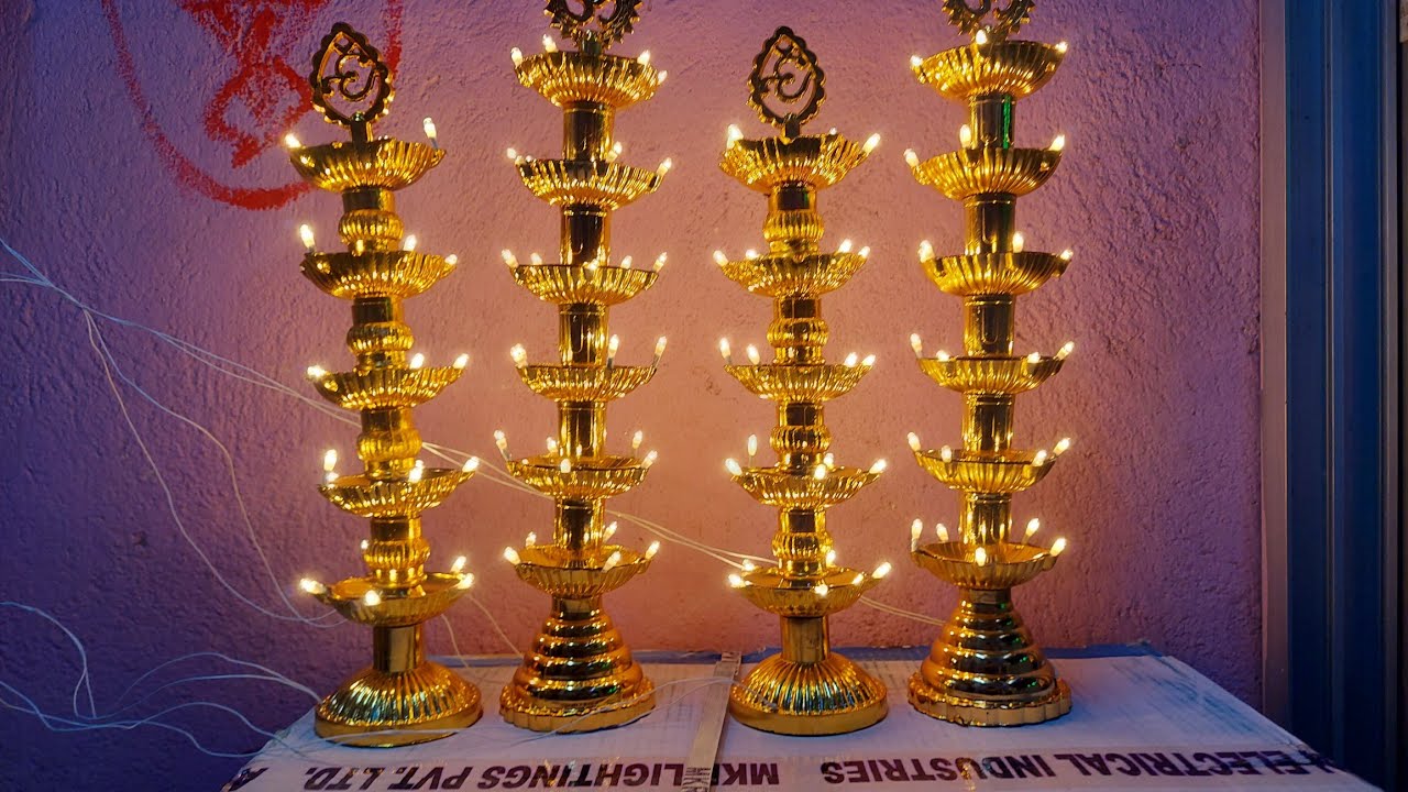 Electronic Diya 5step,6step - YouTube