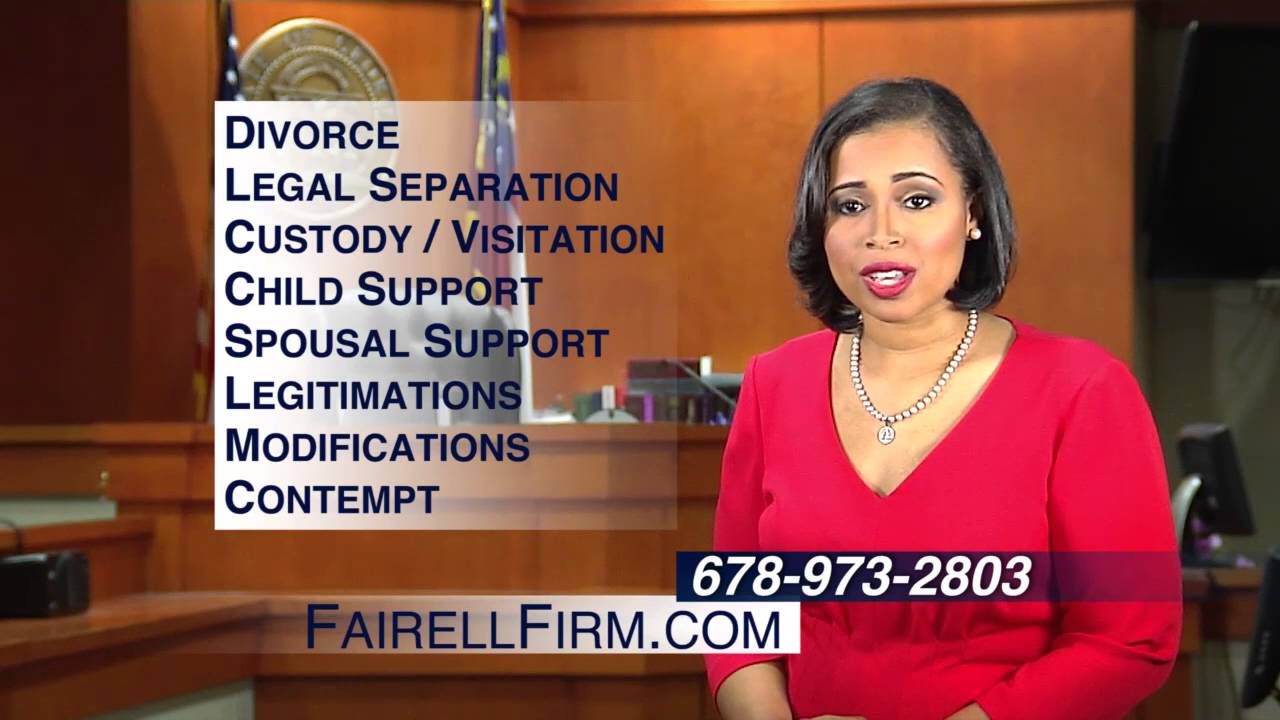 Get Help With Family Law In Atlanta From The Fairell Firm - YouTube