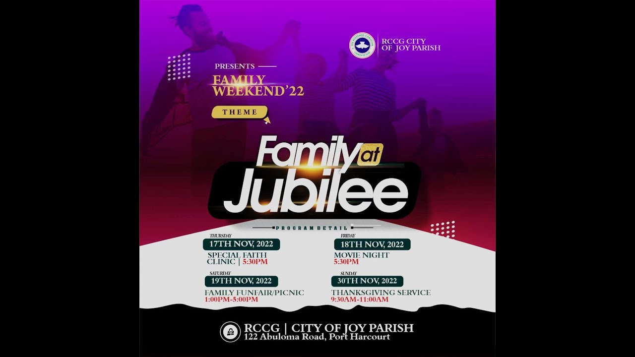 RCCG CITY OF JOY ABULOMA - FAMILY WEEKEND: FAMILY FUNFAIR/PICNIC - YouTube