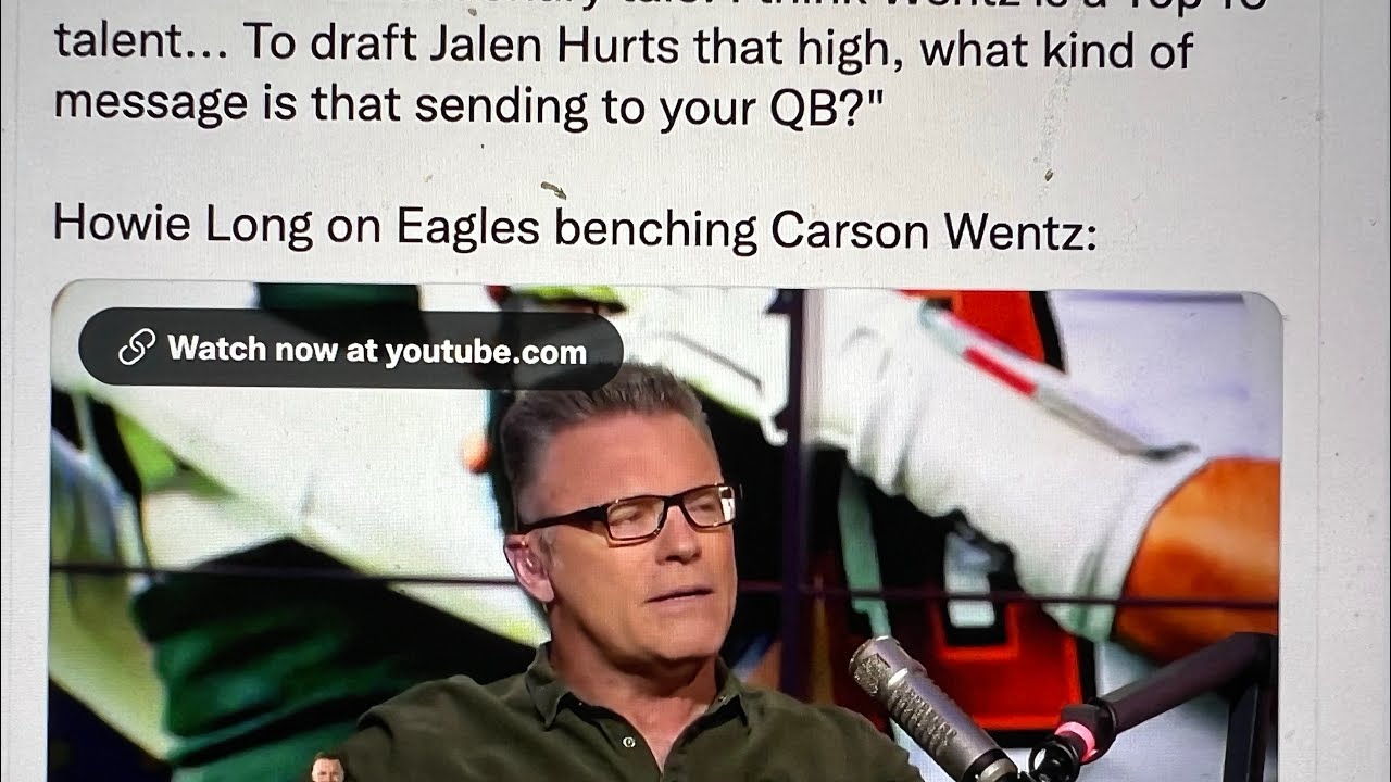 Howie Long Blasted Jalen Hurts As Eagles QB Replacement For Carson ...