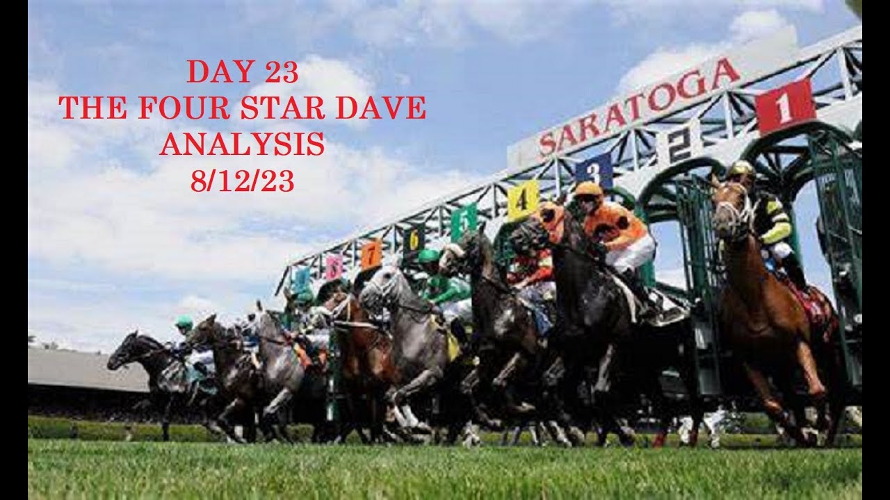 The Four Star Dave Hcp. Analysis - 8/12/23 - YouTube