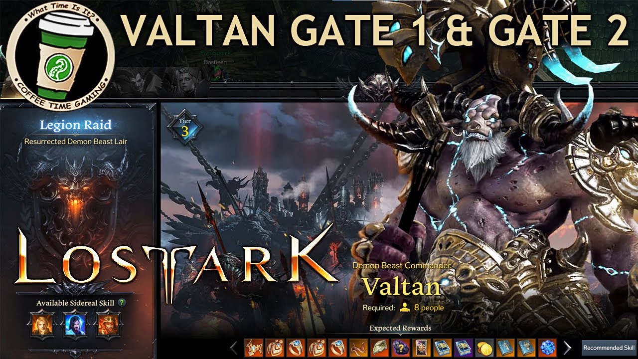 (Legion Raid) VALTAN Gate 1 & 2 Coffeetime Guild Run with Voice Comms ...