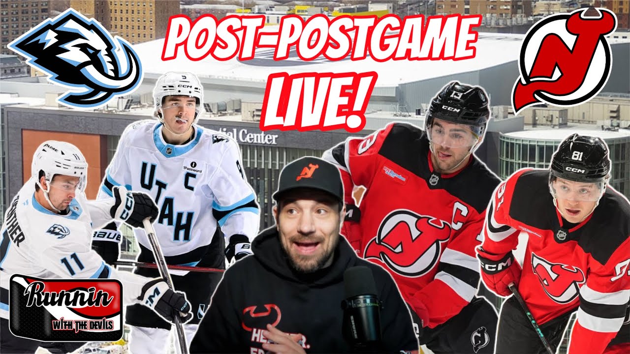 NJ Devils vs. Utah Mammoth Post-Postgame LIVE! 1/3/26 DEVILS WIN 4-1 ...