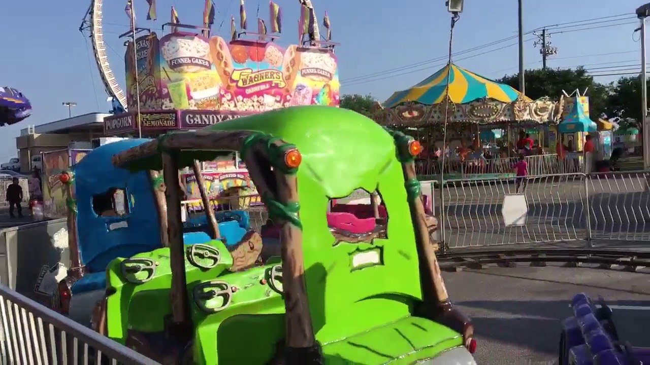 Carnival train ride - YouTube