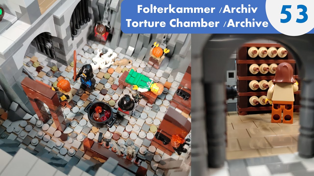#53 Folterkammer und Archivraum - BUILDING A CASTLE WITH LEGO AND OTHER ...