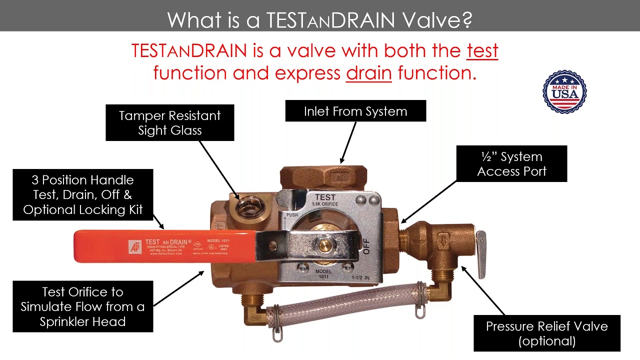 TESTanDRAIN Training AGF Manufacturing - YouTube