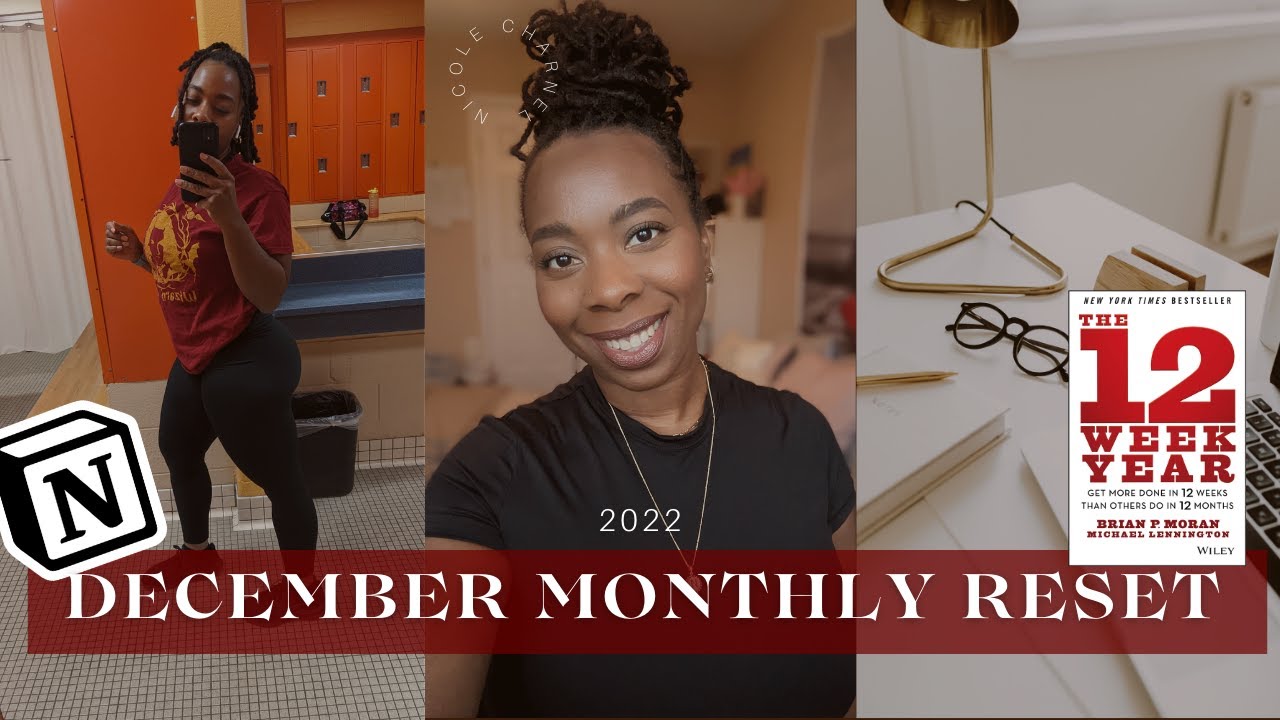 A Realistic December Reset | Planning my Next 12 Week Year, Budgeting ...