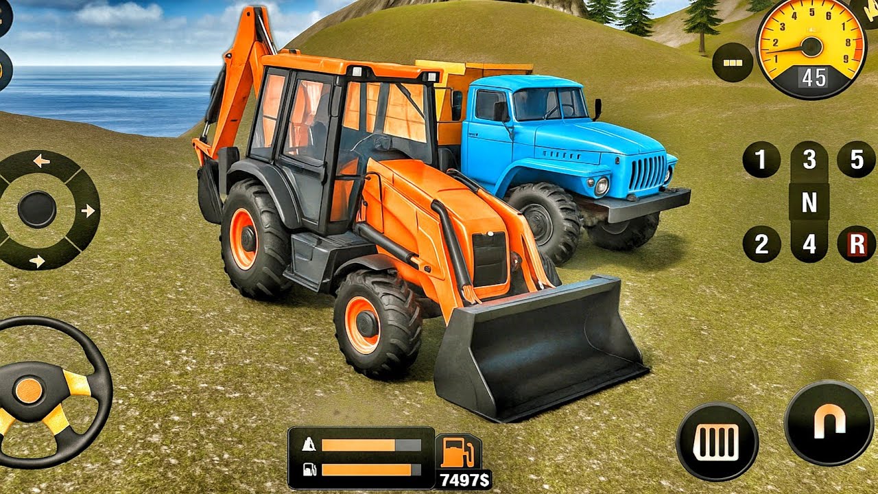 3DX Backhoe Loader JCB Simulator - Indian Vehicles Jcb Truck Driving ...