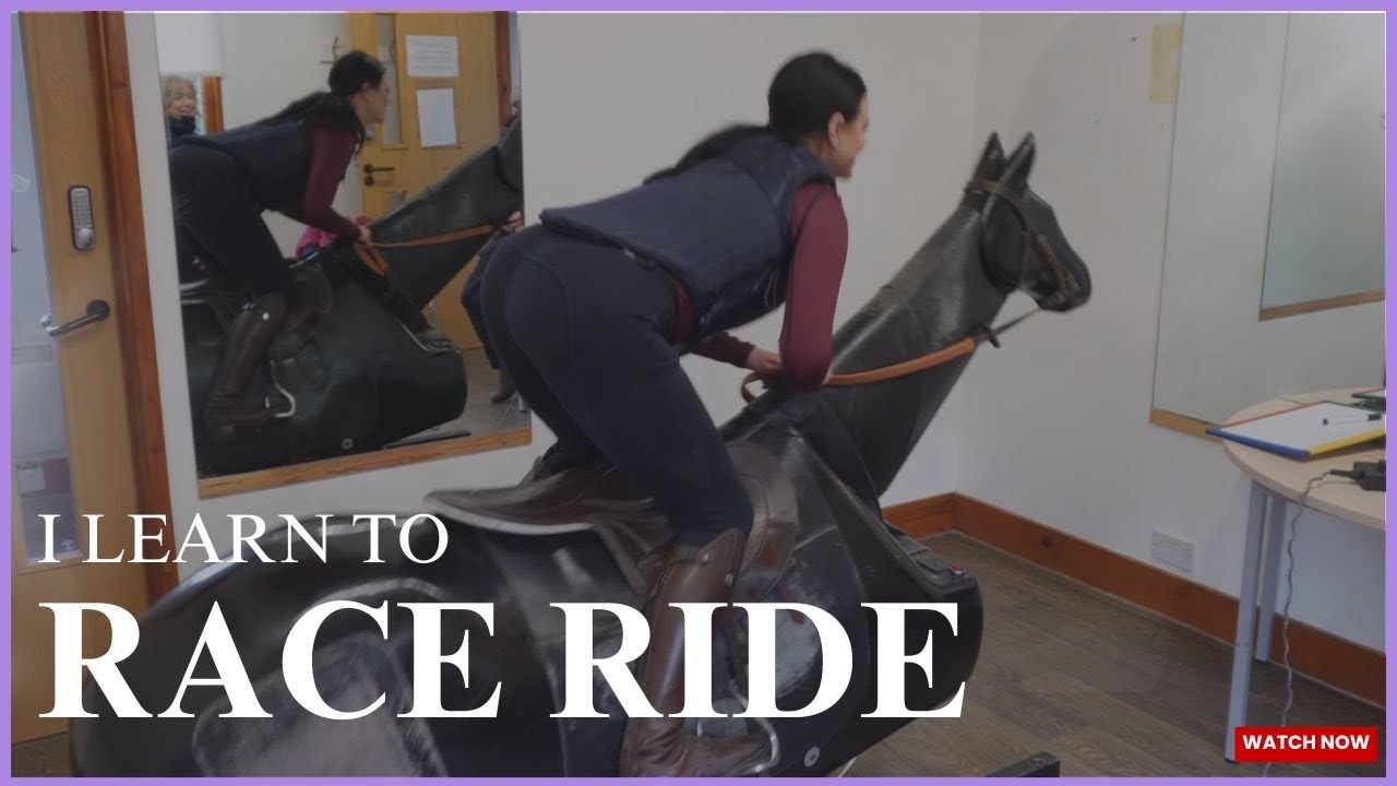 HOW TO RIDE A RACEHORSE AT RACING SCHOOL? My Morning at THE BRITISH ...