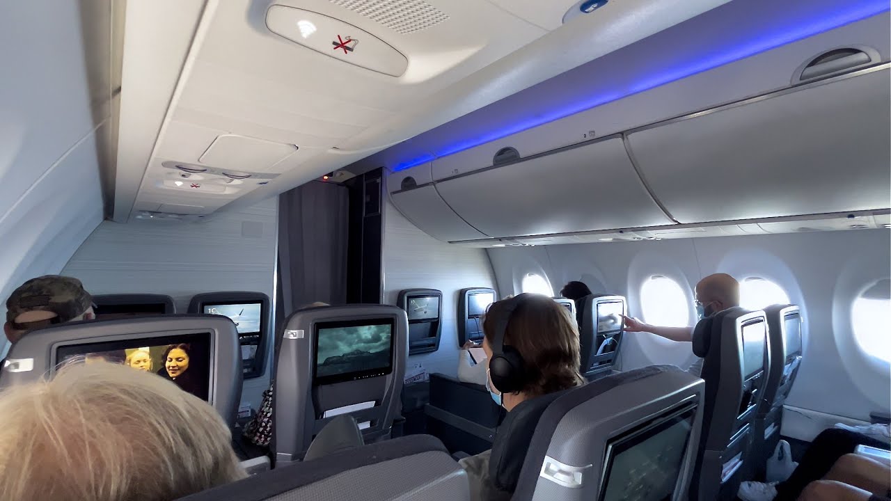 Air Canada Airbus A220-300 Business Class | Toronto to Denver | Full ...