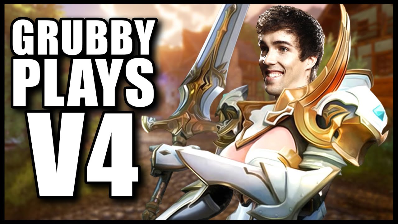 Grubby plays V4, new MMORPG PC & Mobile cross platform game | V4 | PC ...
