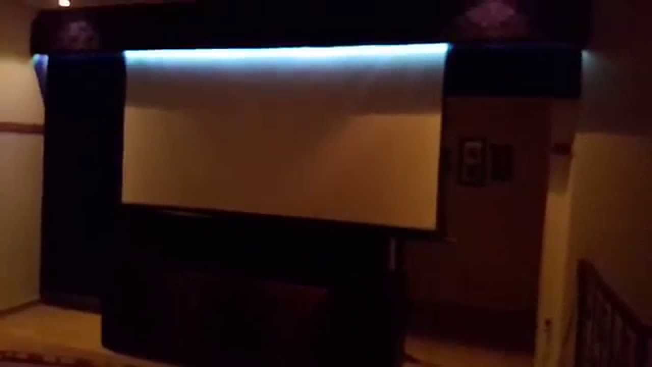 Home Theater Tufted Hard Valance - YouTube