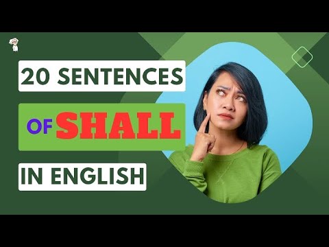 20 Sentences of Shall in English, Model Verbs, Shall Example Sentences ...