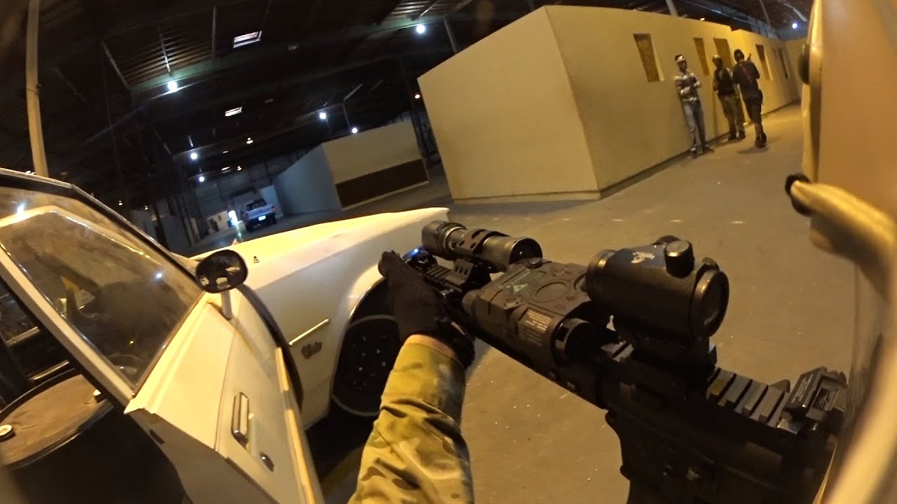Gamepod Combat Zone 4/11/15 Game #2 Polarstar M4 - YouTube