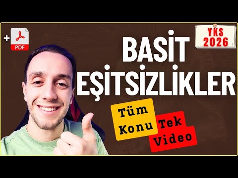 Basit Eşitsizlikler Tek Video | TYT AYT Matematik Bitiriyoruz | YKS 2026 | Gökhan Hoca