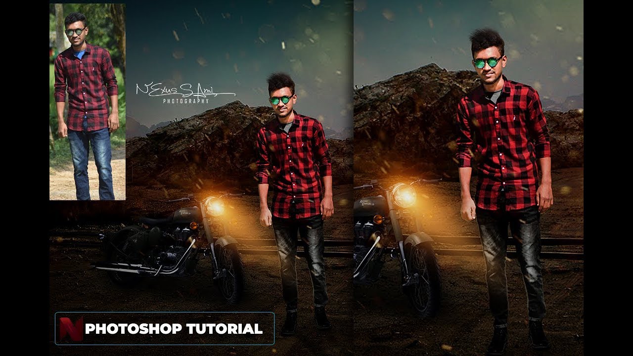 Photoshop Tutorial Bike Rider Photo Manipulation CC /CS6 - YouTube