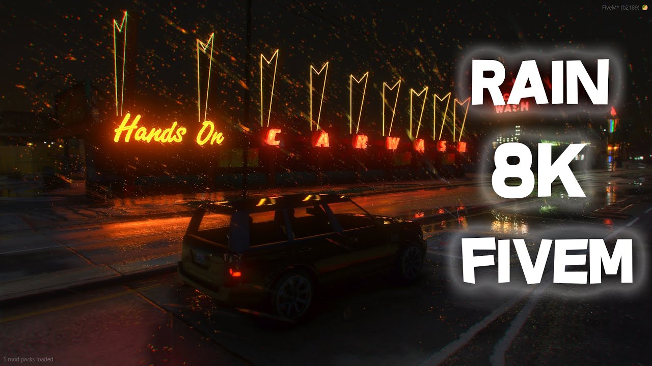 RAIN 8K | PACK GRAPHIQUE FIVEM (INCROYABLE) | TUTO ! 🌧️ - YouTube