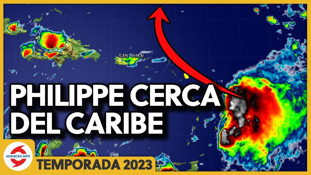 Tormenta tropical Philippe cerca de las Antillas Menores. Comienza a ...