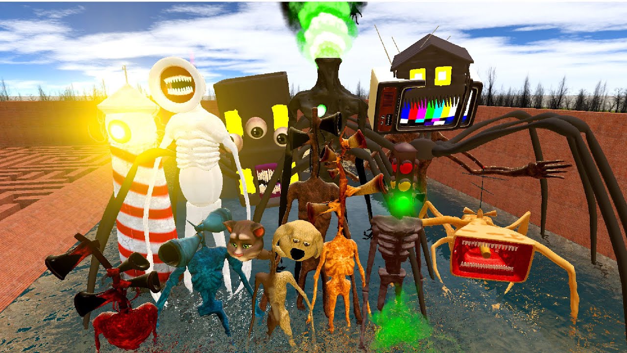 PLAYING AS ALL MONSTERS CREATURE In Garry's mod - YouTube