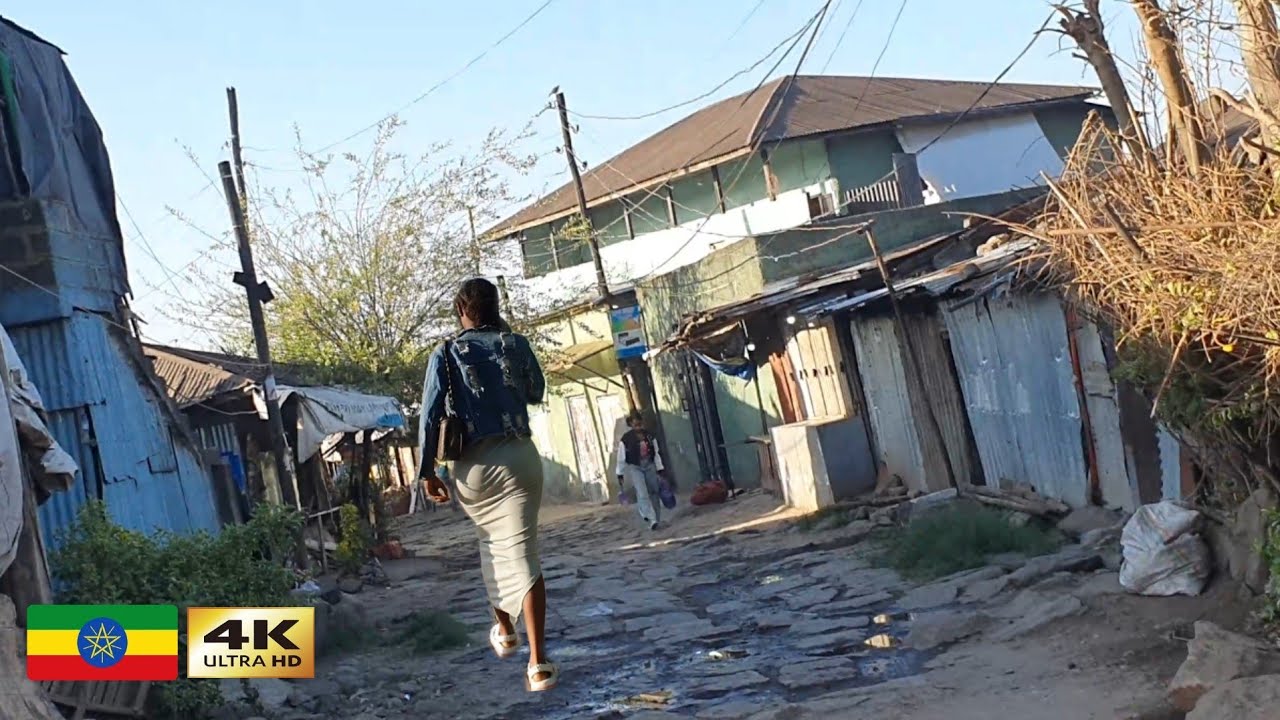 Leghar , 🇪🇹 Addis Ababa walking Tour 2025 , Ethiopia - YouTube
