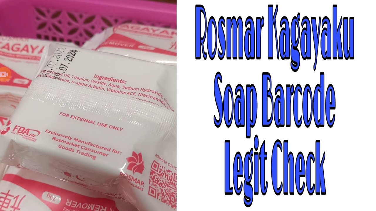 ROSMAR KAGAYAKU SOAP BAR CODE LEGIT CHECK ️ - YouTube