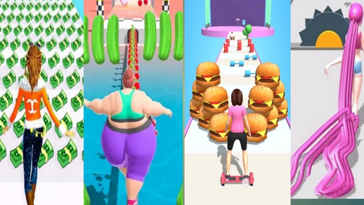Run Rich 3D|Fat 2 Fit|Hair Rush| Fatty Run 3d Gameplay Walkthrough All ...