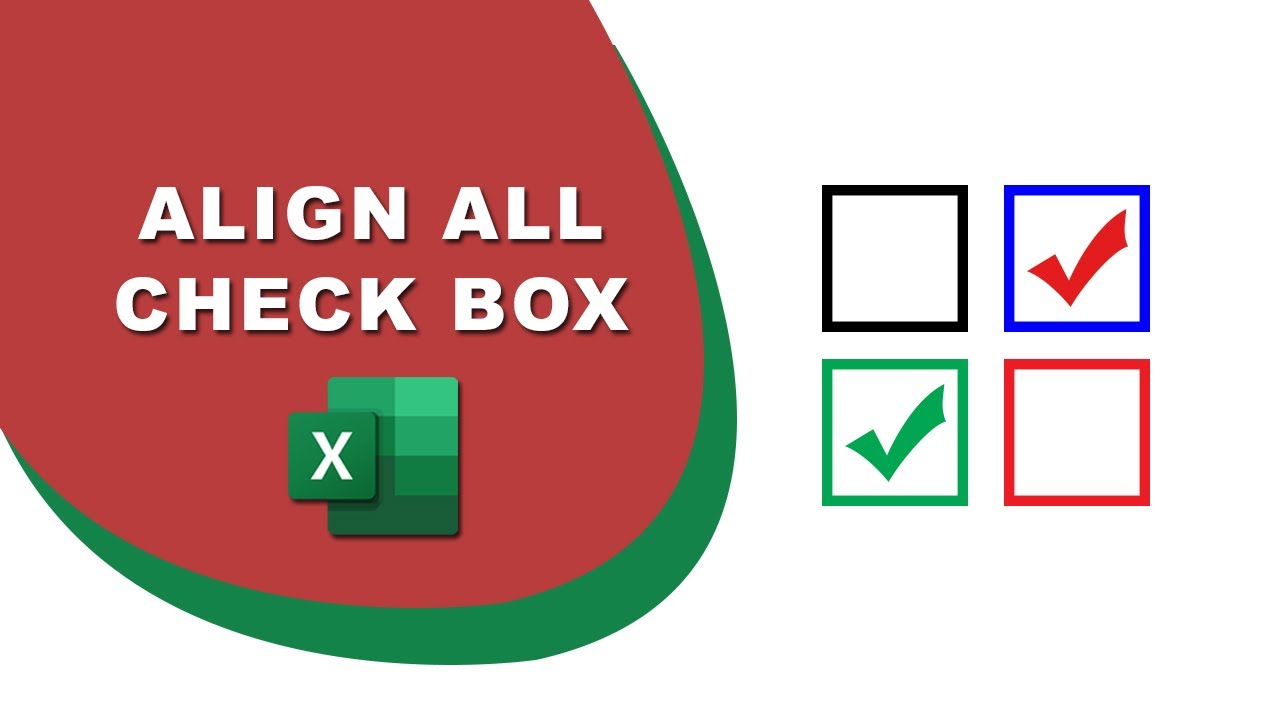 How To Align All Checkboxes In Excel YouTube how-to-align-all-checkboxes-in-excel-youtube