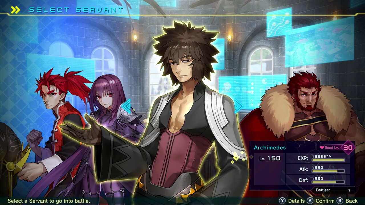 Fate/EXTELLA Link: Archimedes - Standard Max Level Build - YouTube
