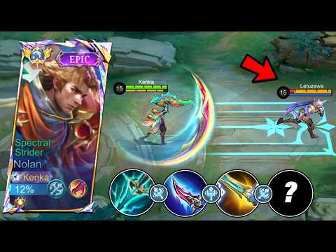 IM BACK!! WHEN GLOBAL NOLAN ABUSE THIS NEW BRUTAL 1 HIT BUILD IN SOLO RANK 2026! (Must try!) - MLBB