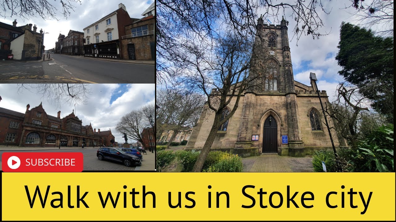 Stoke, United Kingdom- Virtual walk around the city - YouTube
