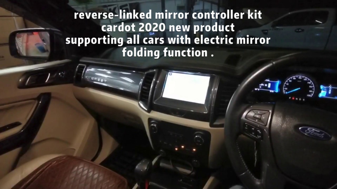car reverse linked mirror kit shift gear to reverse position ...