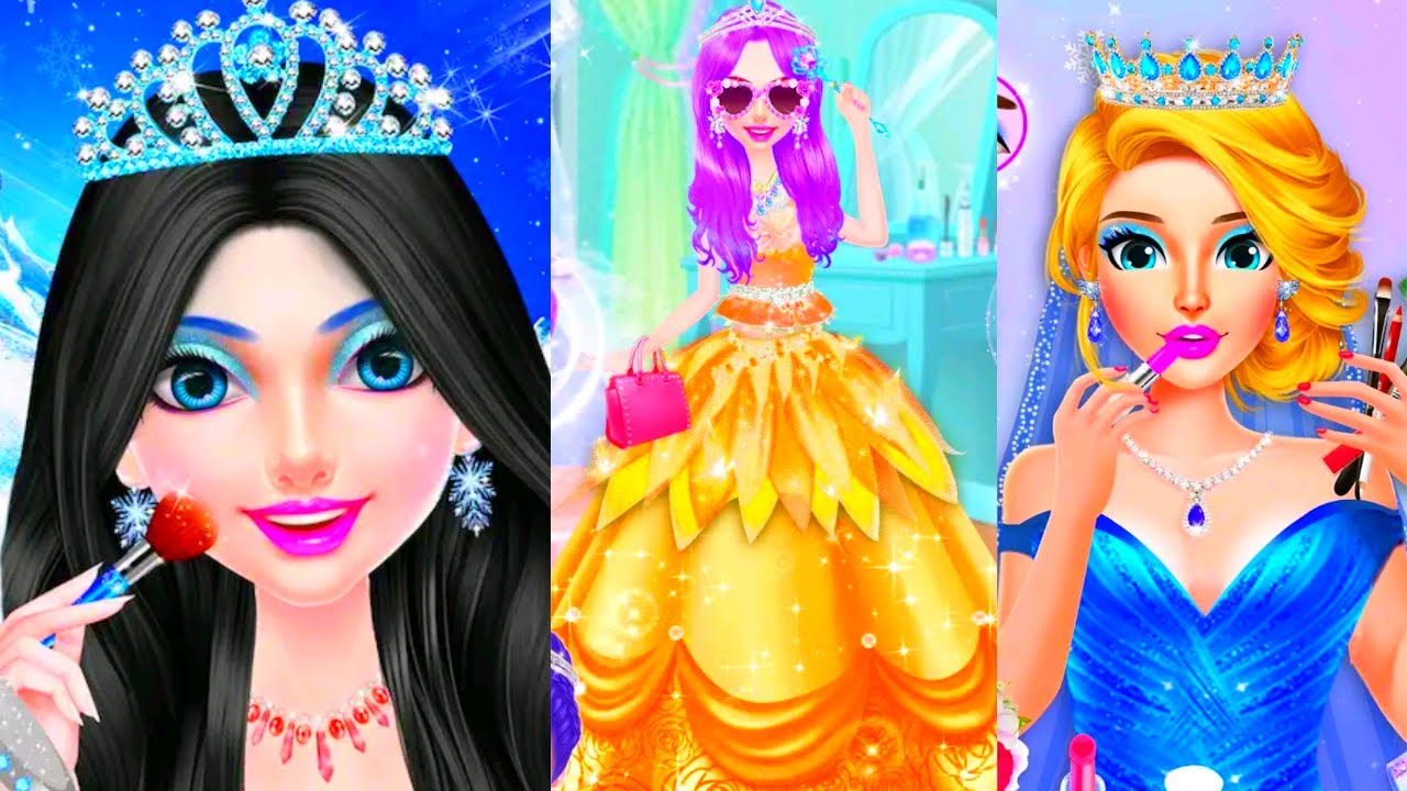 Ice princess salon makeover/princess/makeover/makeup salon/girl games ...