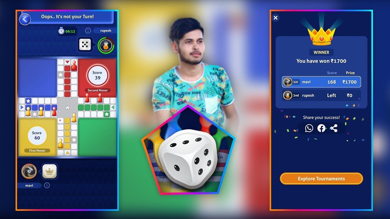 Ludo supreme gold || I win 1700🤑 In Just 8 Minutes, Ludo Gold Secret ...