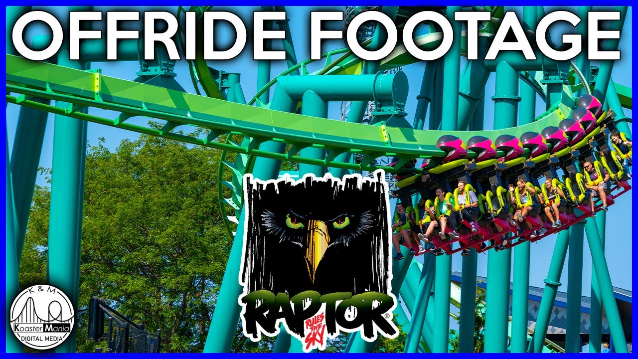 Raptor | Cedar Point | 4K Off-ride Footage | Non-Copyright | 2021 - YouTube