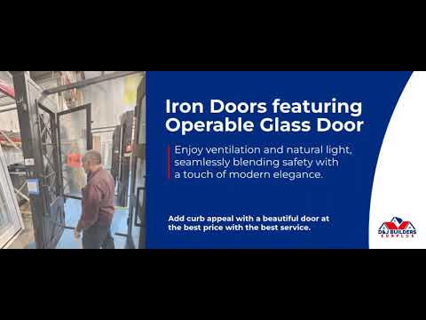 Iron Door with Operable Glass Door - How to Maximize Climate Control # ...