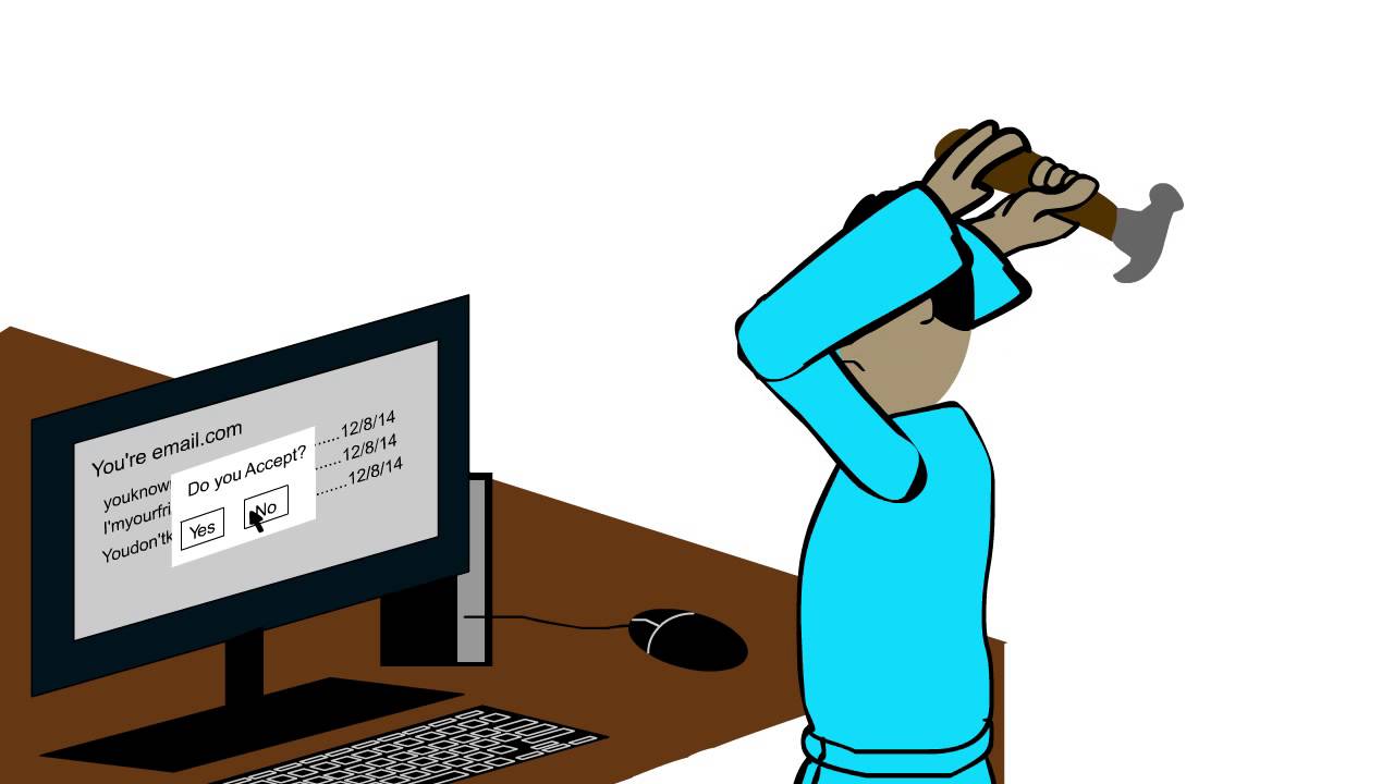 Why You Shouldn't Hit Your Computer - YouTube