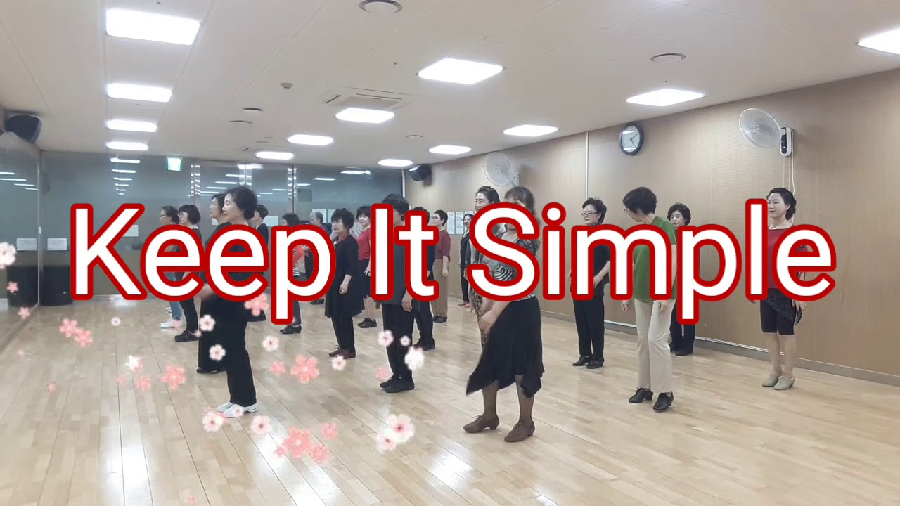 Keep It Simple line dance - YouTube