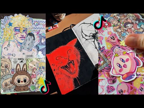 ART SKETCHBOOK 📖🎨 TIKTOK compilation #52