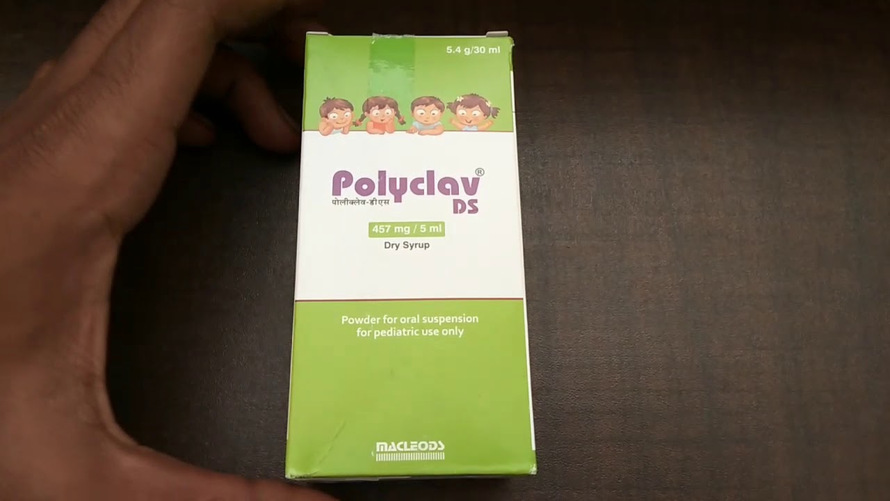 polyclav ds dry syrup uses | price | composition | dose | side effects ...