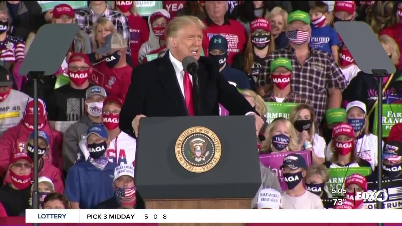 President Trump holds rally in Iowa - YouTube