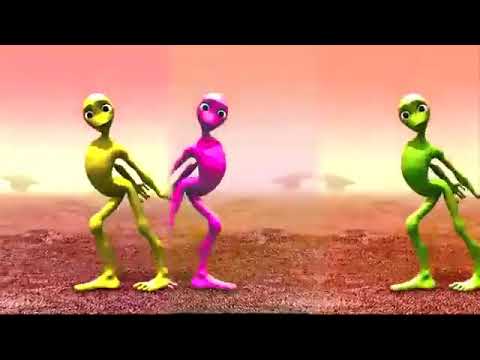 Three yeşil uzayli sarkisiyala alien Cartoon dance status #yesiluzayli#shot#fact