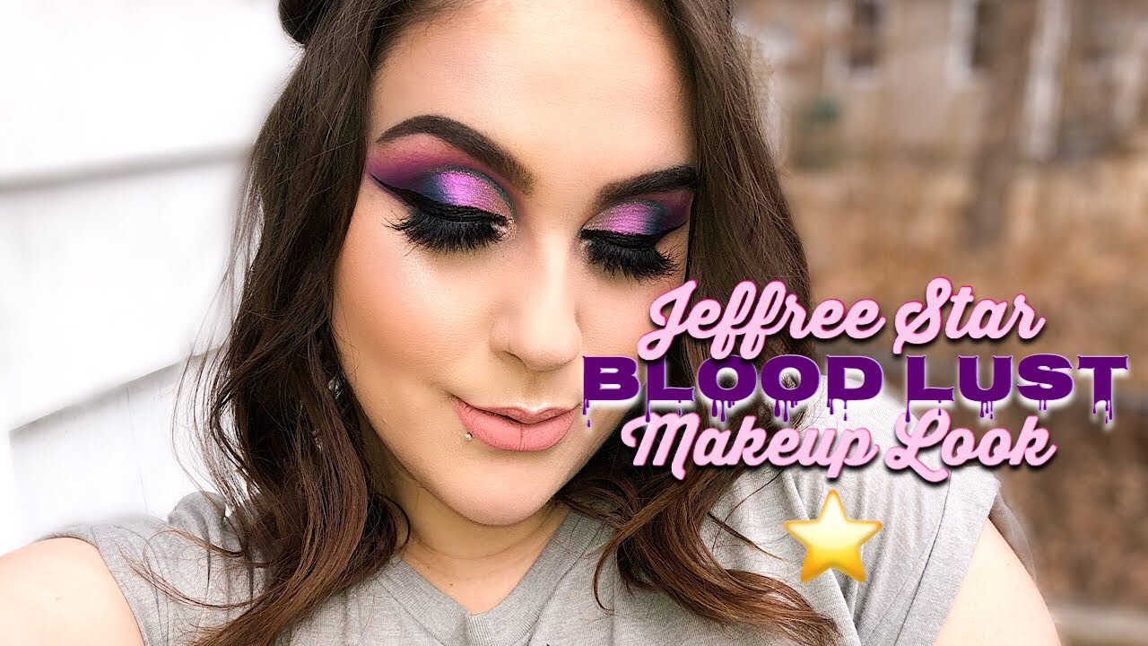 JEFFREE STAR BLOOD LUST MAKEUP LOOK!! | BLOOD LUST PALETTE!!! - YouTube