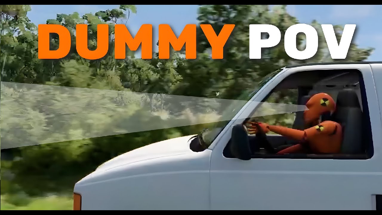 POV del DUMMY en BeamNG.drive - YouTube